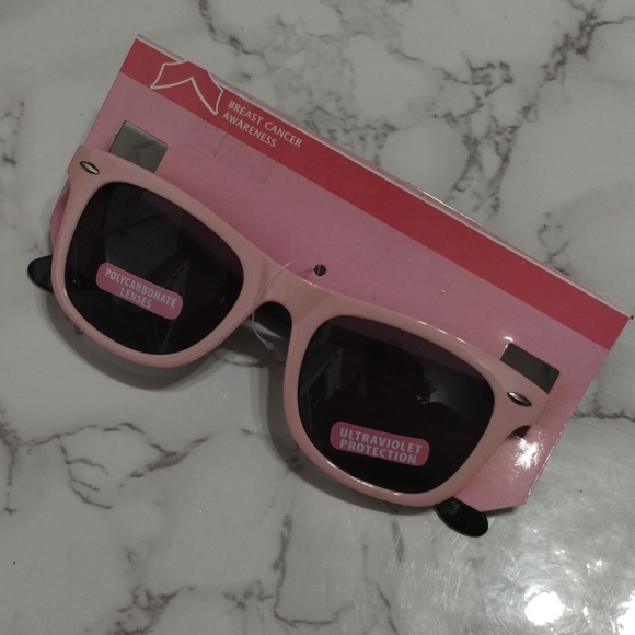 Accessories | Pink Ribbon Sunglasses | Poshmark